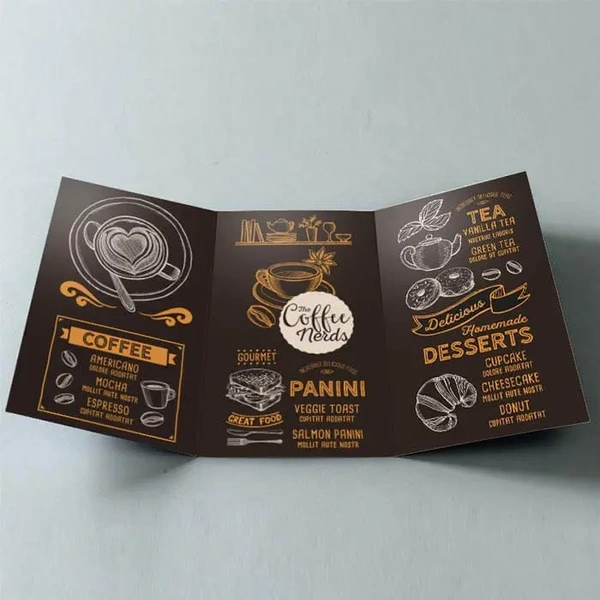Menu Printing | Digitally Printed Creased Menus | Specialist Print