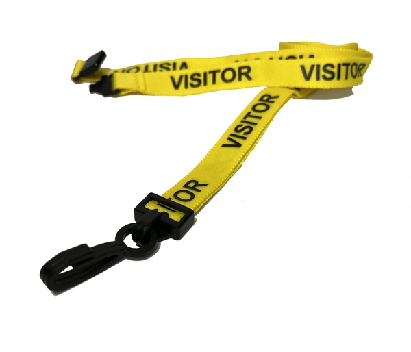 Yellow Visitor Lanyards | Specialist Print